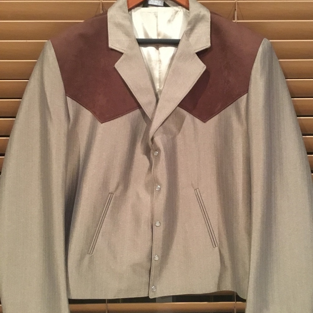 Vntg 70s Silverado Men's Western Suit Jacket. Immacul… - Gem